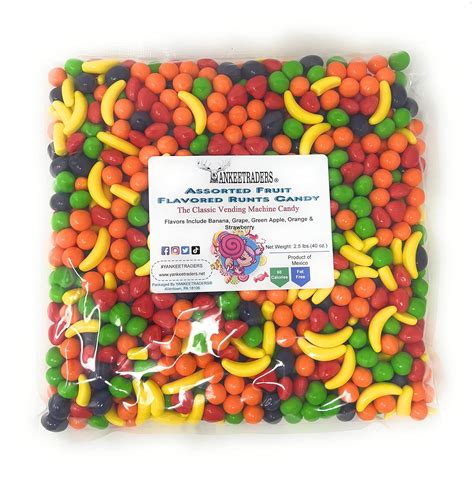 Assorted Fruit Flavored Runts Candy 40 Oz Bulk Bag