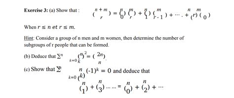 Solved Exercise 3 A Show That