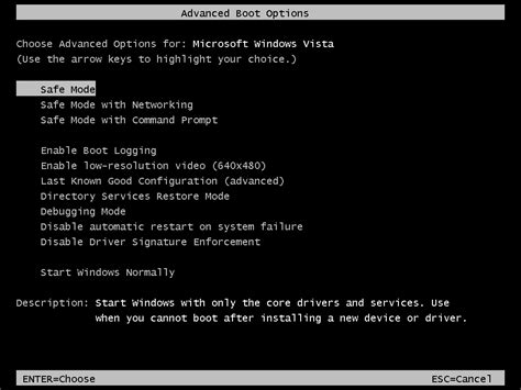 Windows Advanced Boot Options Menu