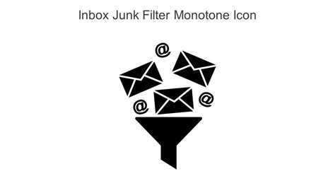 Inbox Junk Filter Monotone Icon In Powerpoint Pptx Png And Editable Eps Format Ppt Example