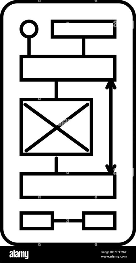 White Space Ux Ui Design Line Icon Vector Illustration Stock Vector