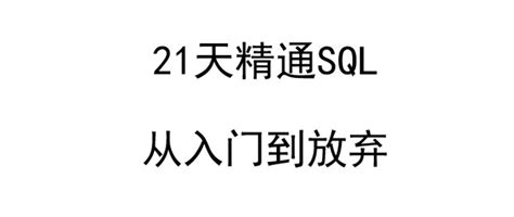删库跑路 不如老实操作 天SQL精通教程 软件技能 什么值得买