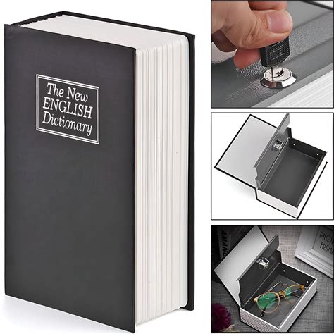 Xibufe Book Safemetal Secret Book Safestash Coverbook Safe Containers