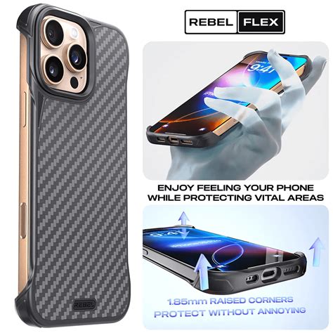 Rebel Flex Series 16 Iphone 16 Pro Max And 16 Pro Frameless Cases