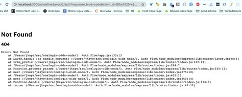 Cant Connect To Site Locally · Issue 22 · Oneloginonelogin Oidc Node