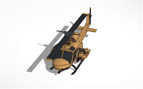 3d Design Huey Helicopter End Of Year Special Can We Get To 100 Likes Tinkercad