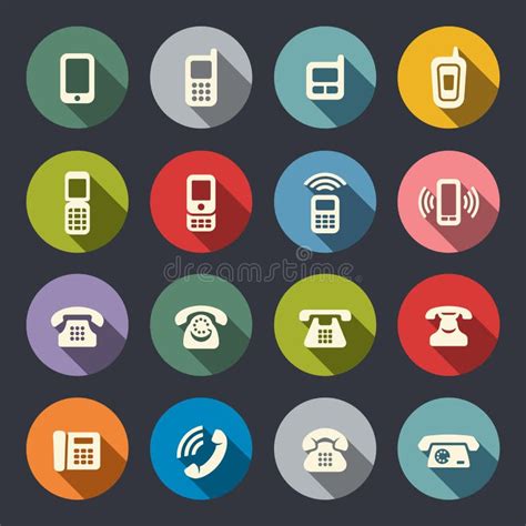 Blue Plastic Vector Navigation Buttons Stock Vector Illustration Of