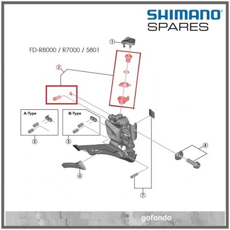 Shimano Ultegra Dura Ace Front Derailleur Cable Fixing Bolt And Cable