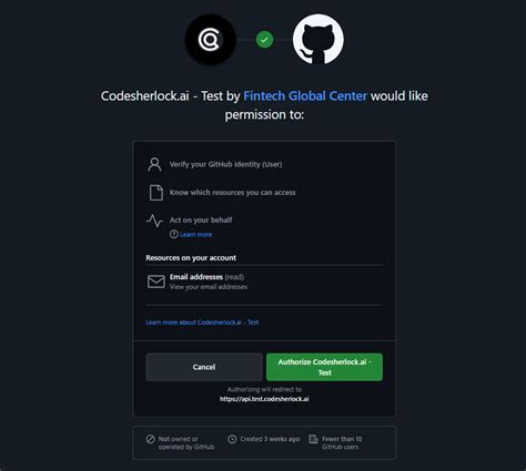 installing codesherlock app in organization repositories codesherlock