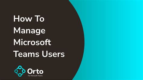 How To Manage Microsoft Teams Accounts And Users Callroute