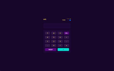 Frontend Mentor Calculator App Tailwind React Coding Challenge Solution