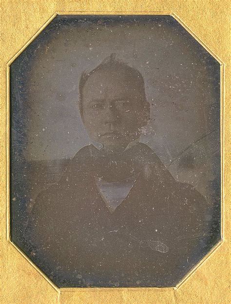 Daguerreotype Of A Balding Man From 1839 Or 1840 Daguerreotype 19th