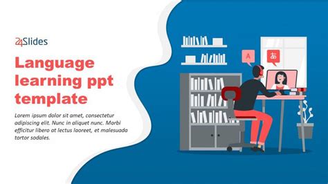 Language Learning Ppt Free Powerpoint Template
