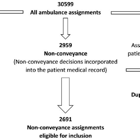 Flowchart Of Included Ambulance Assignments Download Scientific Diagram