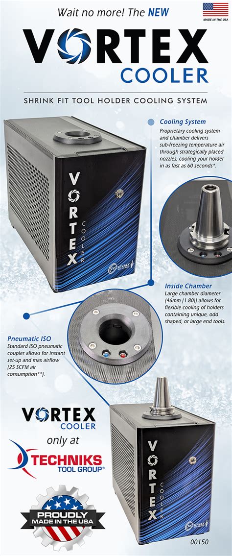 Techniks Vortex Cooler General Cutting Tools