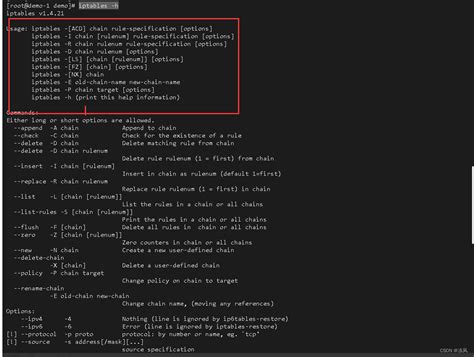 Iptables 使用与简单示例iptables V1421 Csdn博客