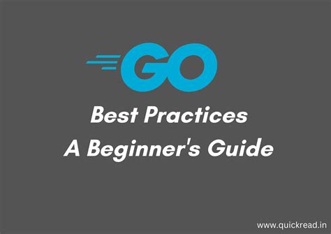Go Best Practices A Beginners Guide