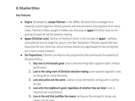 Religious Studies A Level Ethics Detailed Revision Guide Ocr