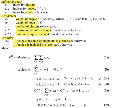 Programming Constrained Clustering Problem Gurobi Help Center