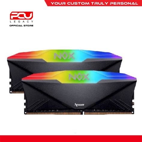 แรม Apacer Nox Rgb 16gb 8x2 3600mhz Ddr4 Shopee Thailand