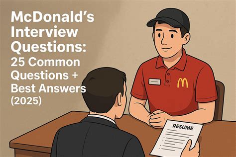 Mcdonalds Interview Questions 25 Common Questions Best Answers 2025 The Interview Guys