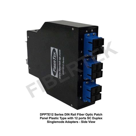 Din Rail Patch Panels — Fibertek Fiber Shop
