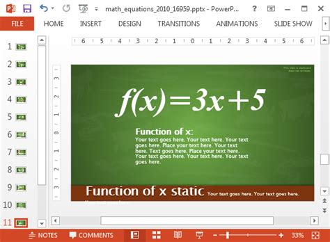 Animated Math Equations For PowerPoint