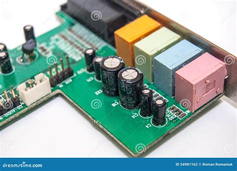 Sound Card Stock Photo Image Of Color Digital Component