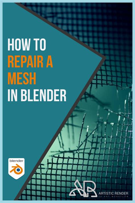 how to repair a mesh in blender