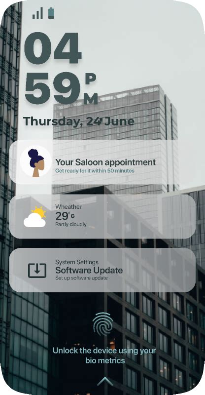 lock screen design figma