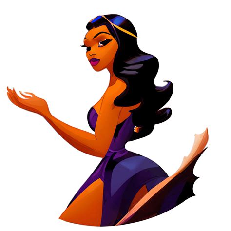 Beautiful African American Disney Princess Pop Art Creative Fabrica