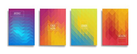 Bright Gradient Color Abstract Line Pattern Background Cover Design Modern Background Design