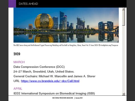 Ieee Signal Processing Magazine January 2020