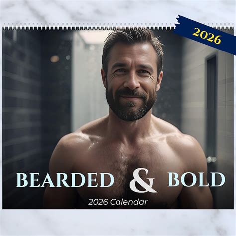 2026 Male Calendar Etsy