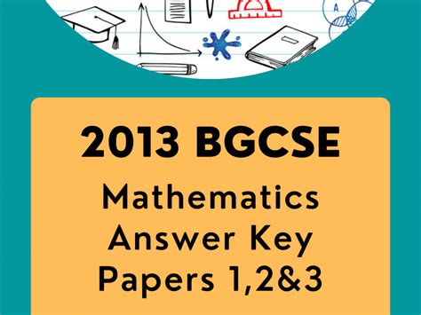 Bgcse Maths Answer Key 2013 Papers 1 2 And 3 The Student Shed Bgcse Maths Answer Key 2013 Papers 1 2 And 3 The Student Shed