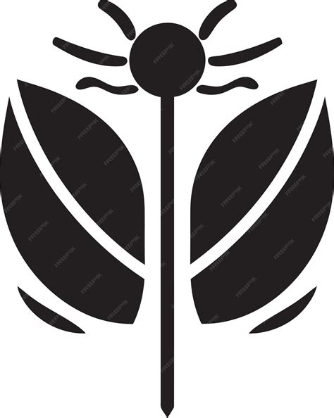 Premium Vector Black Vector Aphid Logo A Mark Of Distinction