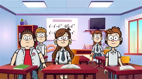 Class Room Animation Stock Video Footage For Free Download
