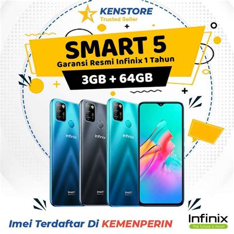 Jual Infinix Smart Gb Gb Garansi Resmi Tahun Ocean Wave Di Seller Kenstore Official