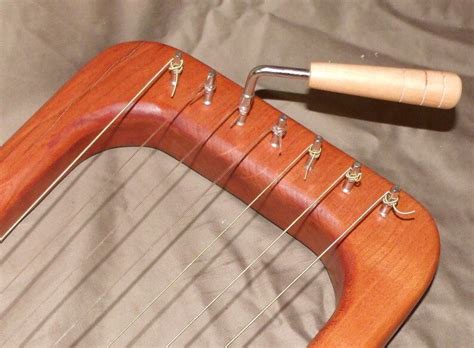Electric 7 String Kravik Lyre Aged Cherry Red Oak And Maple Etsy