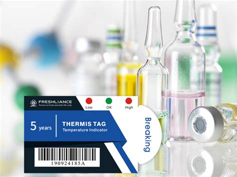 Thermis Tag 一次性LED温度指示器