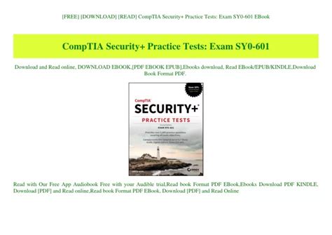 Ppt [free] [download] [read] Comptia Security Practice Tests Exam Sy0 601 Ebook Powerpoint