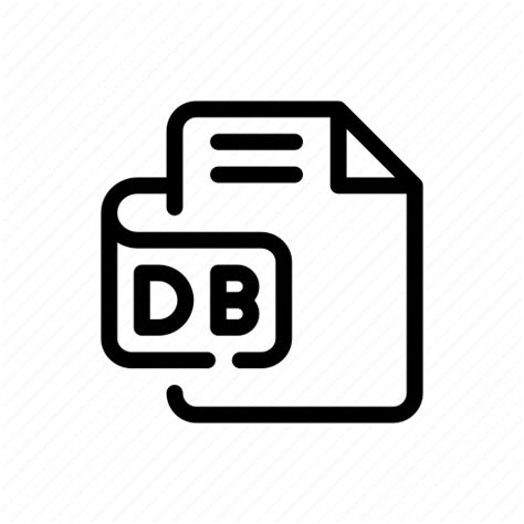 Db Format Type Extension Archive Icon Download On Iconfinder