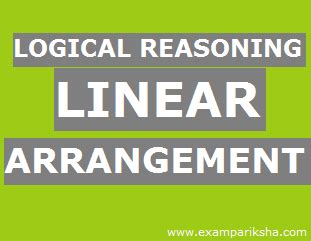 Linear Arrangement Reasoning Study Material Notes