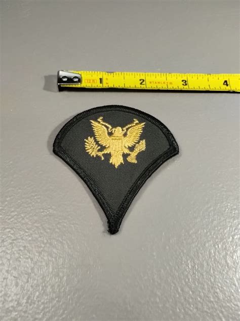 Us Army Specialist 3rd Class Enlisted Rank Insignia Patch A10 For Sale Virtual Vermont