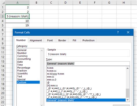 Spreadsheet Add A Text Comment In A Numeric Cell With Excel Super User
