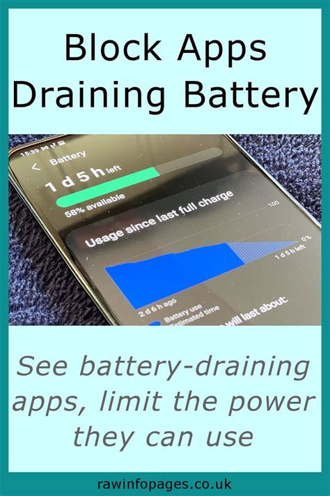 How To Stop An App Draining The Battery On Android Phone Artofit