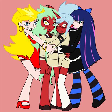 Panty And Stockings Warm Welcome By Rantingrando On Deviantart