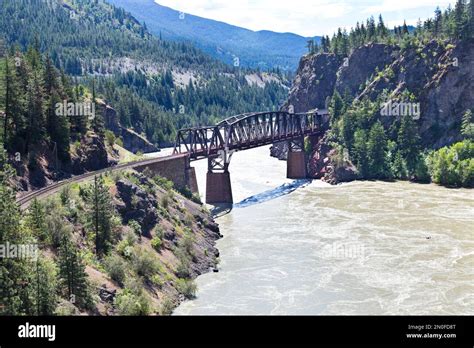 Cisco Railway Bridge Canada Stock Photo Alamy