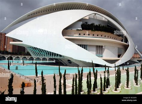 The Valencia Opera House And Performing Arts Center In The City Of Arts And Sciences Is