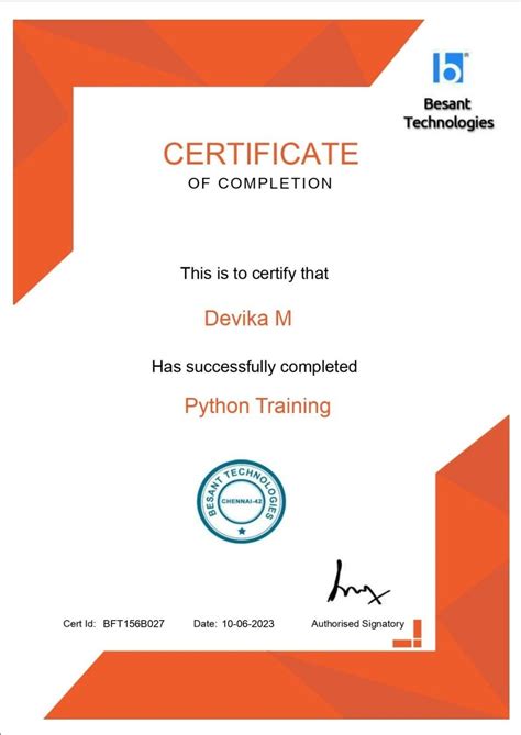 Devika M On Linkedin Python Besanttechnologies